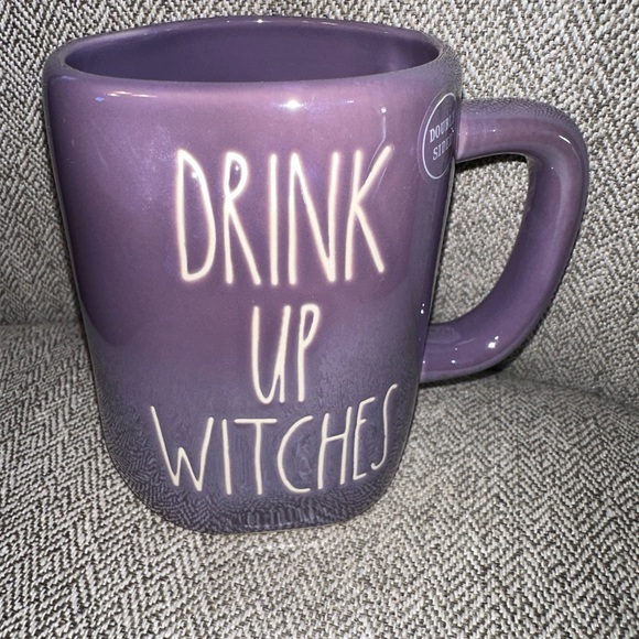 Rae Dunn | Dining | Rae Dunn Drink Up Witches Witches Hat Double Sided ...